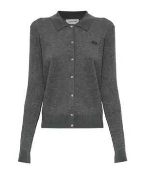 Lacoste Long-sleeve Cardigan - Grey