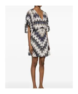 Missoni V-neck Short Dress
