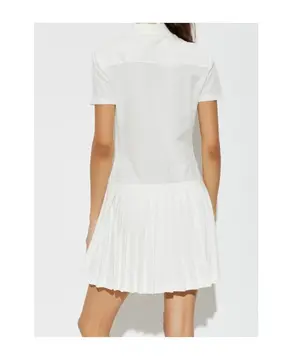 Lacoste Pleated-skirt Polo Mini Dress
