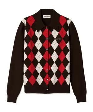 Miu Miu Cashmere Cardigan - Black