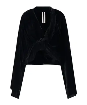 Rick Owens Knot-detail Top - Black