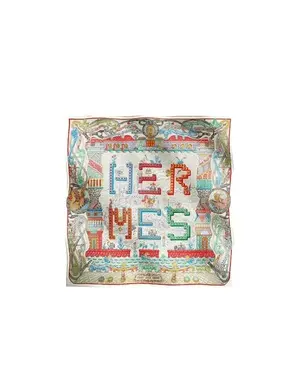 Hermès Super Silk Quest Silk Scarf Multicolor