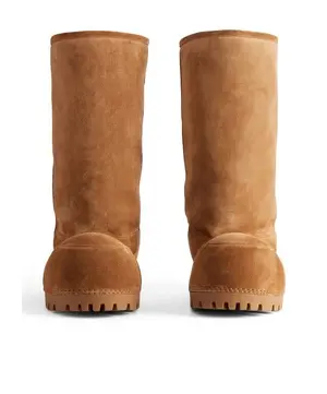 Balenciaga Alaska Fur High Boots
