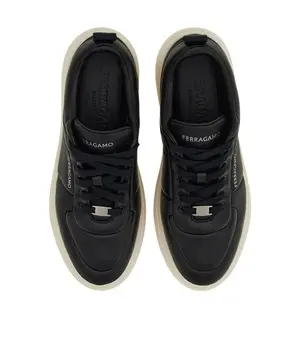 FERRAGAMO Logo Printed Lace-up Sneakers