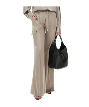TOM FORD Satin Drawstring Cargo Pants
