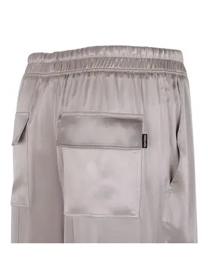 TOM FORD Satin Drawstring Cargo Pants