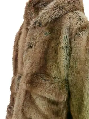 FOUND Faux-fur Hooded Jacket