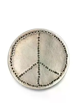 Werkstatt:München Peace Badge Brooch - Silver