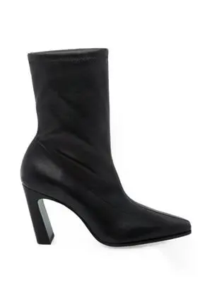 STUART WEITZMAN Square-toe Ankle Boots - Black