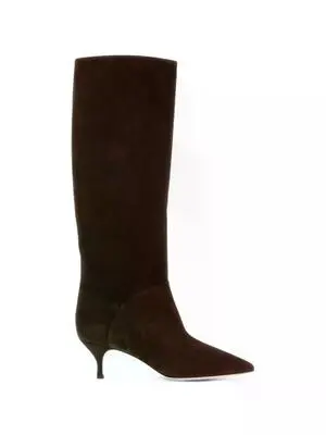 Casadei Jula Renna Suede Boots - Brown