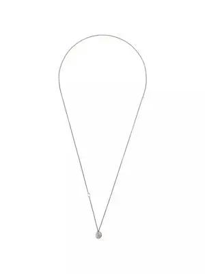 Werkstatt:München Peace-sign Pendant Necklace - Silver
