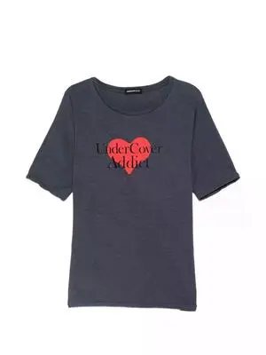 Undercover Heart-print T-shirt - Grey