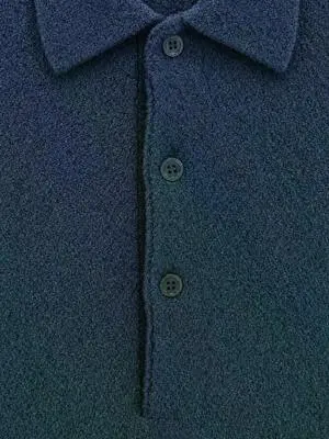 DIANA STUDIO Bouclé Button-up Polo Shirt