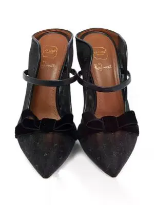 MALONE SOULIERS Margueritee Mesh Mules - Black