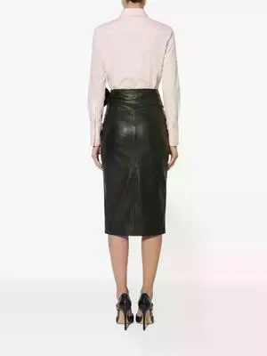 Elisabetta Franchi Skirt With Sash Belt