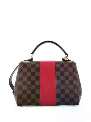 LOUIS VUITTON Bond Street Handbag Damier With Leather Bb Satchel
