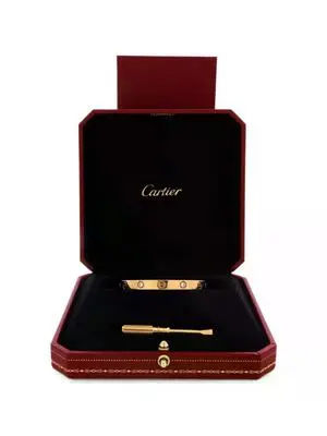 Cartier Love 4 Diamond 18k Yellow With Diamonds Bracelet