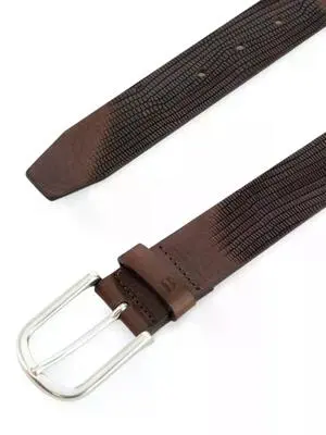 Boggi Milano Belt In Nubuck - Brown