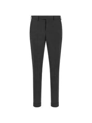 PT TORINO Master Turn-up Hem Trousers - Grey
