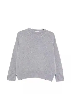BASE MILANO Crew-neck Sweater - Grey