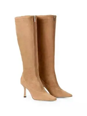JIMMY CHOO Jozi Kb 85 Knee-high Boots - Neutrals