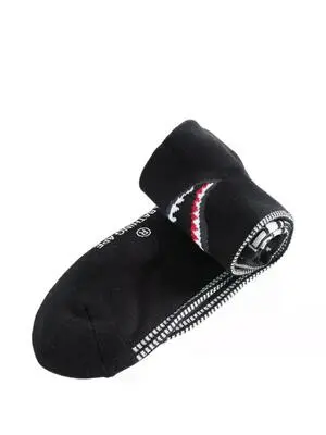 A BATHING APE Shark-print Socks