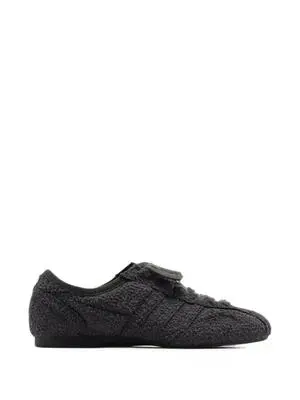 Adidas X Stella Mccartney Fleece-texture Logo-print Sneakers - Grey