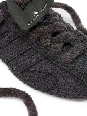 Adidas X Stella Mccartney Fleece-texture Logo-print Sneakers