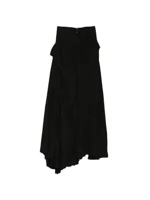 MARC LE BIHAN Ruffled Frayed Skirt