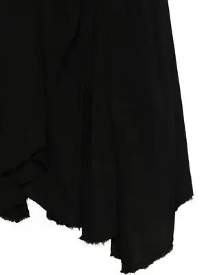 MARC LE BIHAN Ruffled Frayed Skirt
