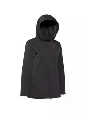 Geox Spherica Hooded Coat - Black