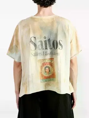 SAITOS Michael Jackson Star-pattern T-shirt