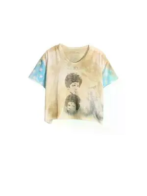 SAITOS Michael Jackson Star-pattern T-shirt