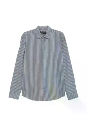 Marc O'polo Striped-pattern Long-sleeved Shirt - Blue