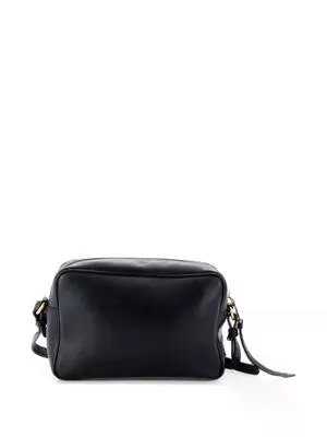 Prada Logo Camera Bag Embossed Leather Small Crossbody Bag