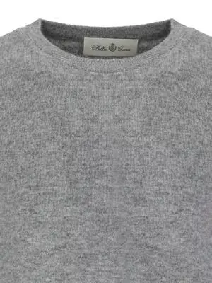 DELLA CIANA Crew-neck Ribbed-trims Sweatshirt