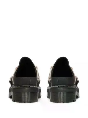 Rick Owens X Dr Martens Quad Sole Megalace® Flat Mules
