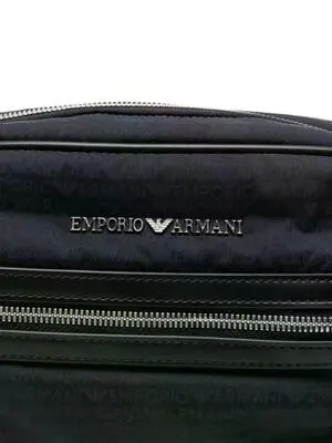 Emporio Armani Logo-print Zip-fastening Shoulder Bag