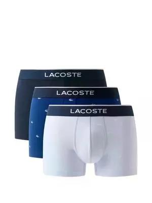 Lacoste Logo-waistband Trunks - Blue