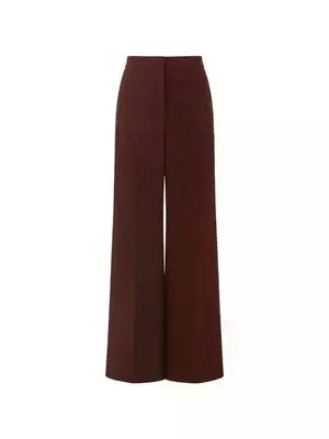 GEMY MAALOUF Pressed-crease Straight-leg Trousers - Red