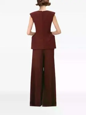 GEMY MAALOUF Pressed-crease Straight-leg Trousers