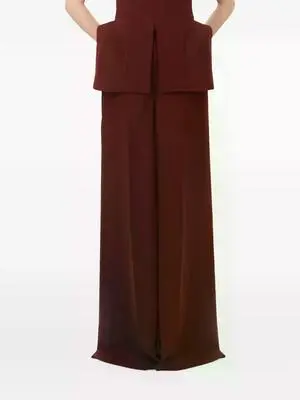 GEMY MAALOUF Pressed-crease Straight-leg Trousers