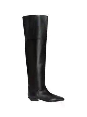 Paris Texas Bettina Square-toe Boots - Black