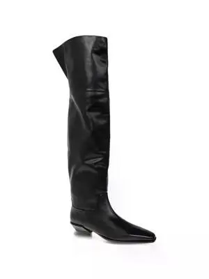 Paris Texas Bettina Square-toe Boots - Black