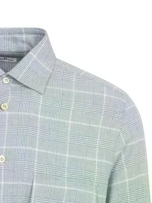 Kiton Check-pattern Flap-pocket Shirt