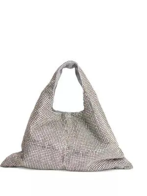 TWENTY FOURHAITCH Parks Crystal-embellished Tote Bag - Silver