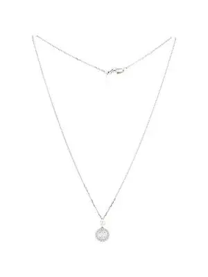 Gucci Icon Twirl 18k White Gold With Diamonds Necklace - Silver