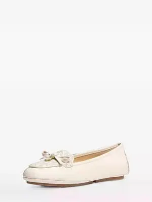 Michael Kors Leather Moccasins With Exclusive Wendy Logo