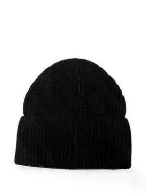 Palm Angels Logo-embroidered Beanie Hat