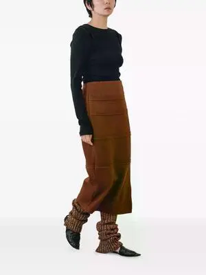 MULLER OF YOSHIOKUBO Mellow Side-zip Skirt